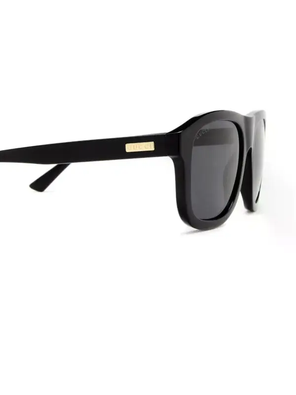 Gucci Tinted Square-frame Sunglasses - Black