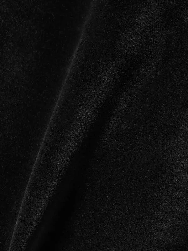 JIL SANDER Layered Velvet And Satin Blouse
