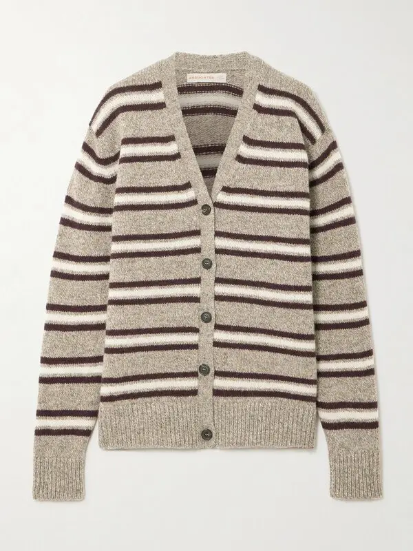 Daughter Striped Wool Cardigan