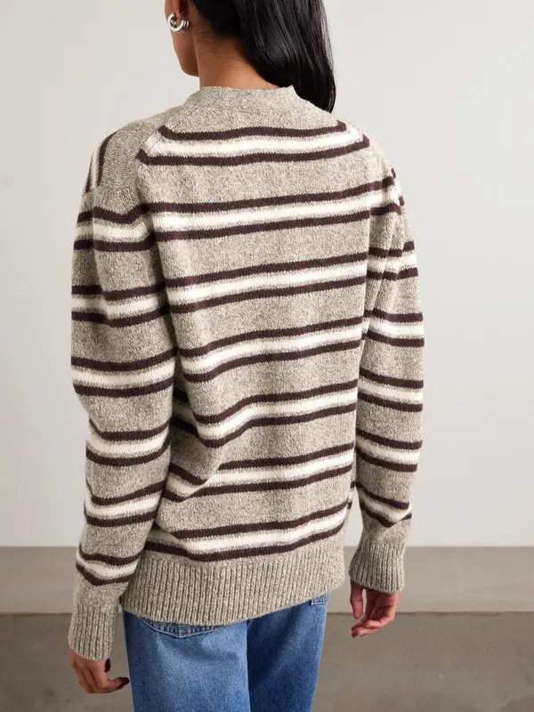 Daughter Striped Wool Cardigan