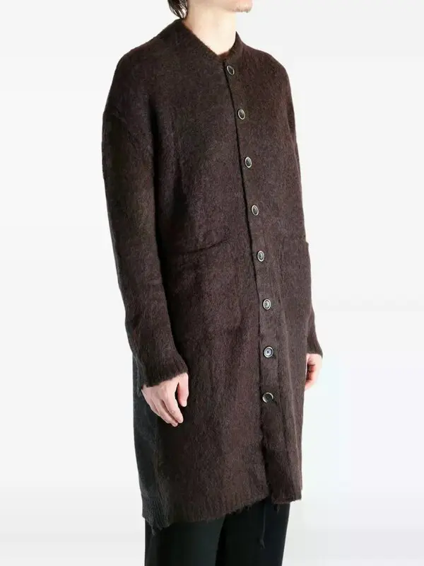 UMA WANG Two-tone Wool Blend Cardigan