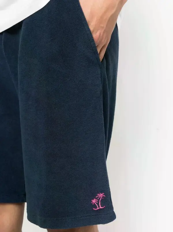 MC2 SAINT BARTH Logo-embroidered Track Shorts