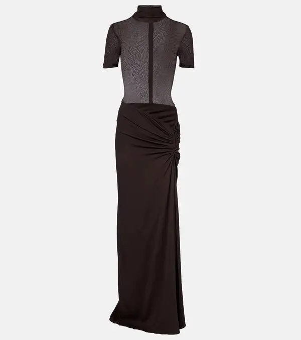 Christopher Esber Jersey Maxi Dress - Brown