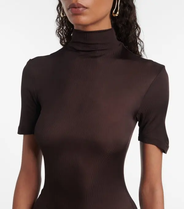 Christopher Esber Gathered Maxi Dress - Brown