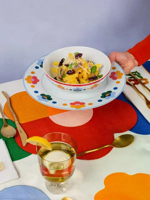 MISETTE Flower-shaped Linen Placemats
