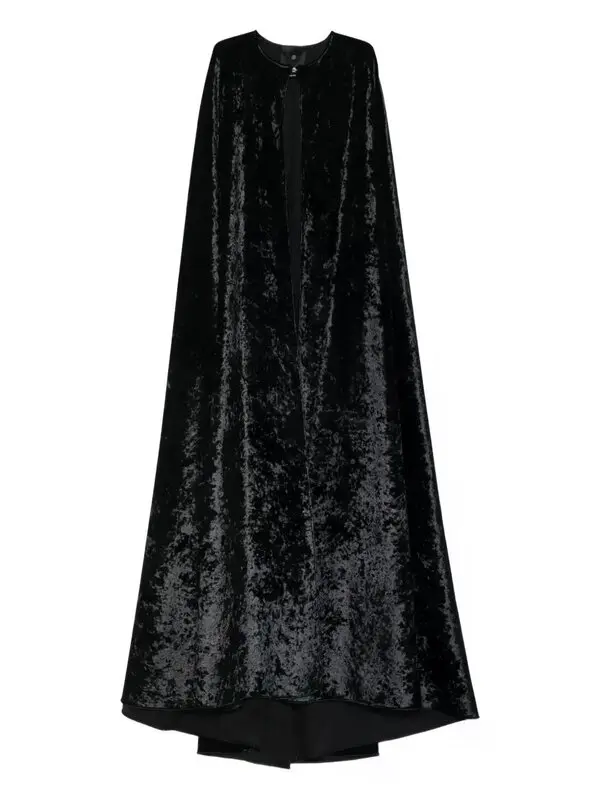 CHB CHRISTIAN BOARO Crushed Velvet Cape