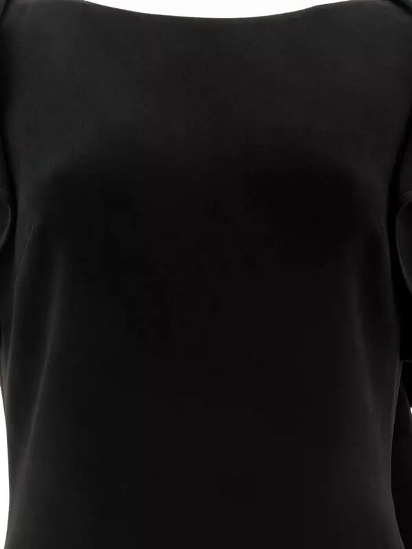 Elie Saab Ruffled Sleeve Dress