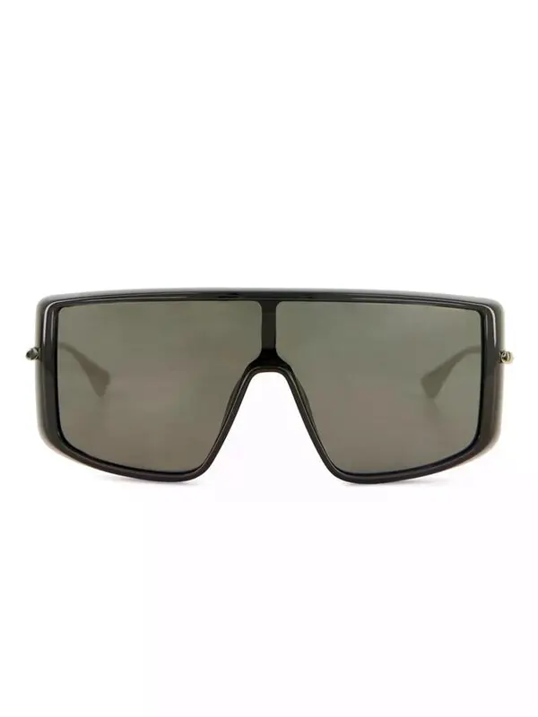 Alexander McQueen Shield Frame Sunglasses - Black