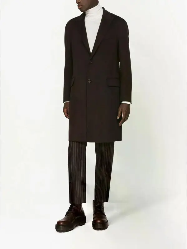Dolce & Gabbana Single-breasted Cashmere Coat