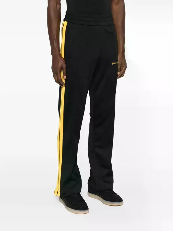 Palm Angels Logo-embroidered Side-stripe Track Pants