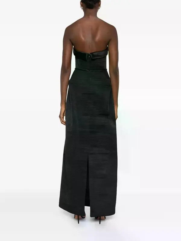 Viktor & Rolf Strapless Peplum Gown
