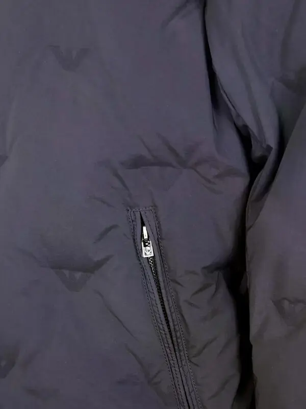 Emporio Armani Quilted Jacket With Eagle Logo