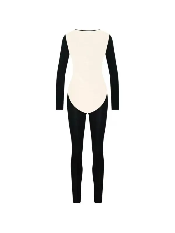 MAISON CLOSE Long-sleeve Backless Catsuit