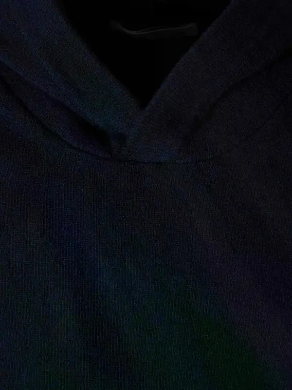 Stone Island Ribbed-trim Hoodie - Blue