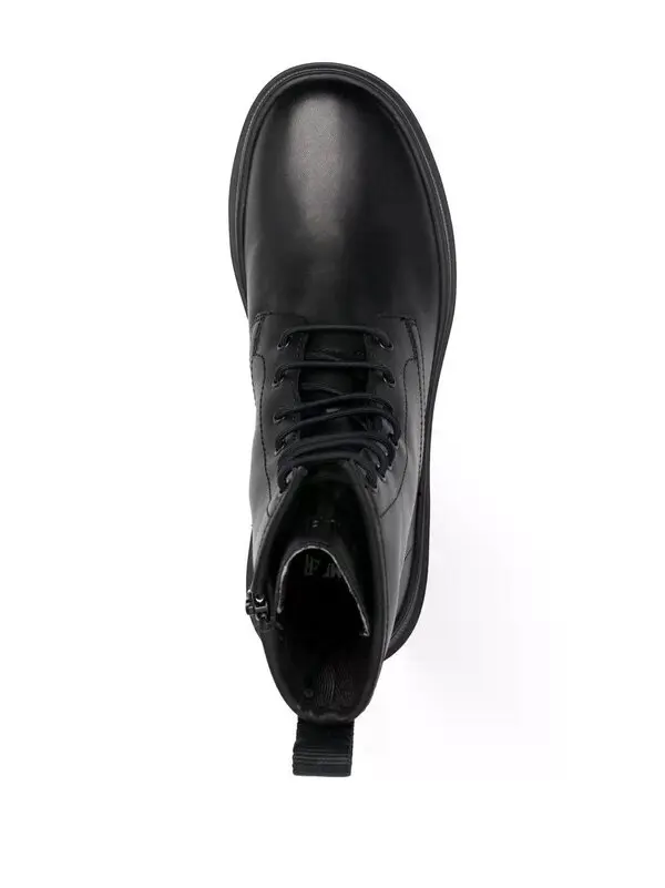 Camper Lace-up Leather Combat Boots