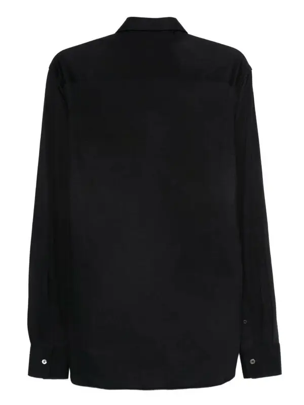 Canali Long-sleeve Button-fastening Shirt - Blue