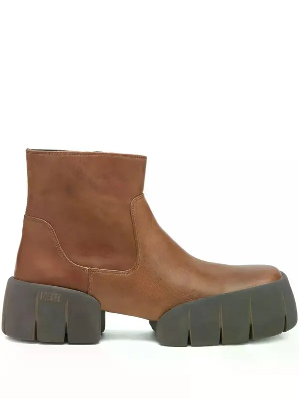 DIESEL® D-tex Bt Leather Ankle Boots