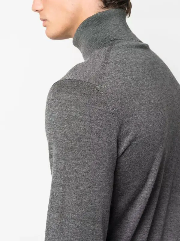Dolce & Gabbana Cashmere High Neck Jumper - Grey