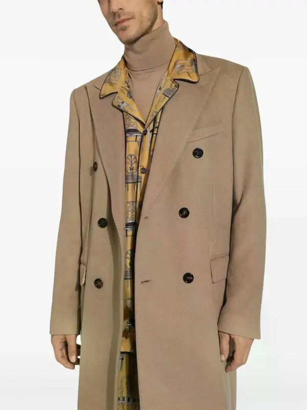 Dolce & Gabbana Double-breasted Cashmere Coat
