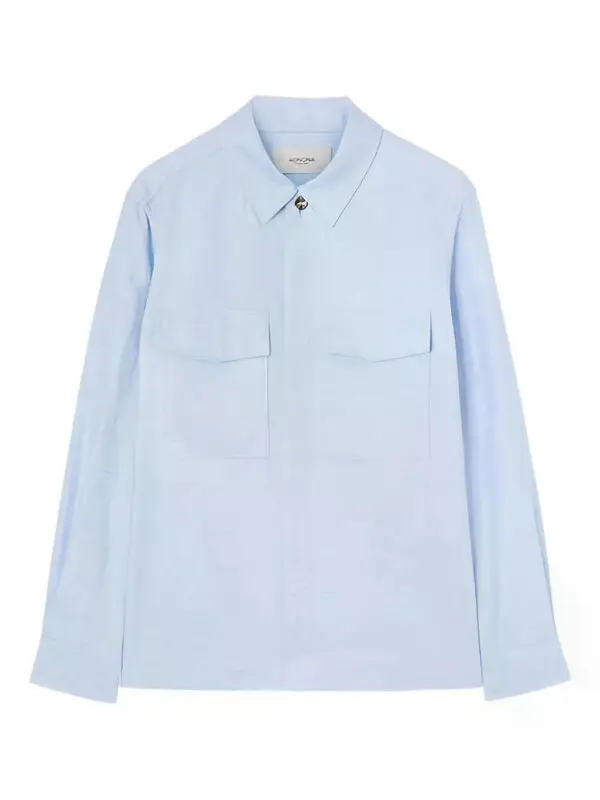 Agnona Linen Shirt - Blue