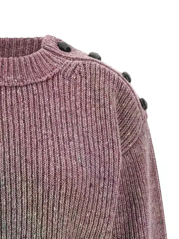 Chloé Long-sleeve Button-detailed Sweater