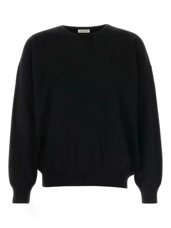 Fear Of God Cashmere Crew-neck Sweater - Black