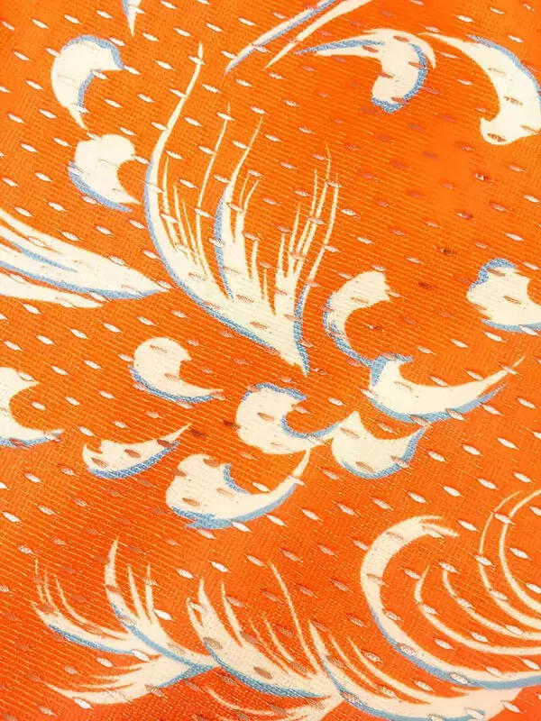 John Elliott Mesh-panel Printed Shorts - Orange