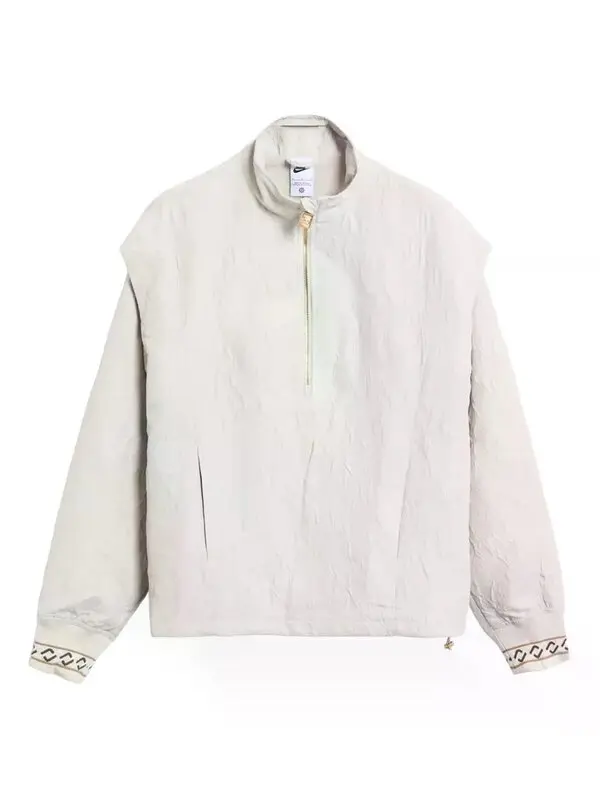 Nike Textured Panelled Jacket - 072 Light Bone/phantom