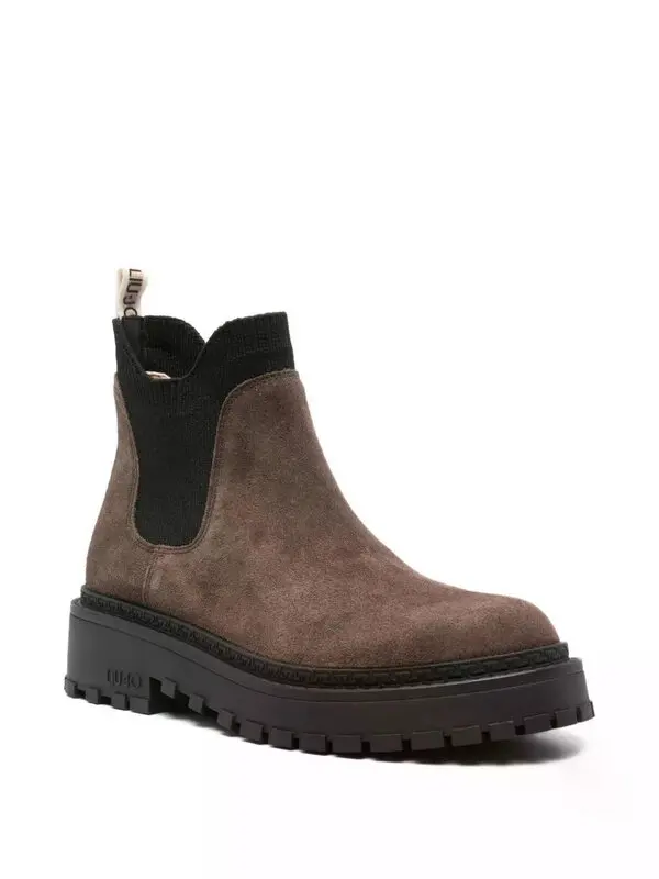 Liu Jo Beatles Suede Elastic-panel Boots
