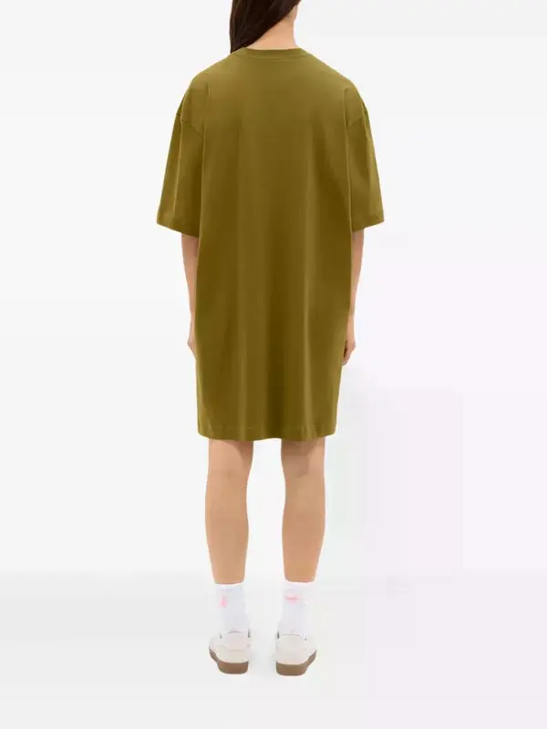MSGM Logo Print T-shirt Dress