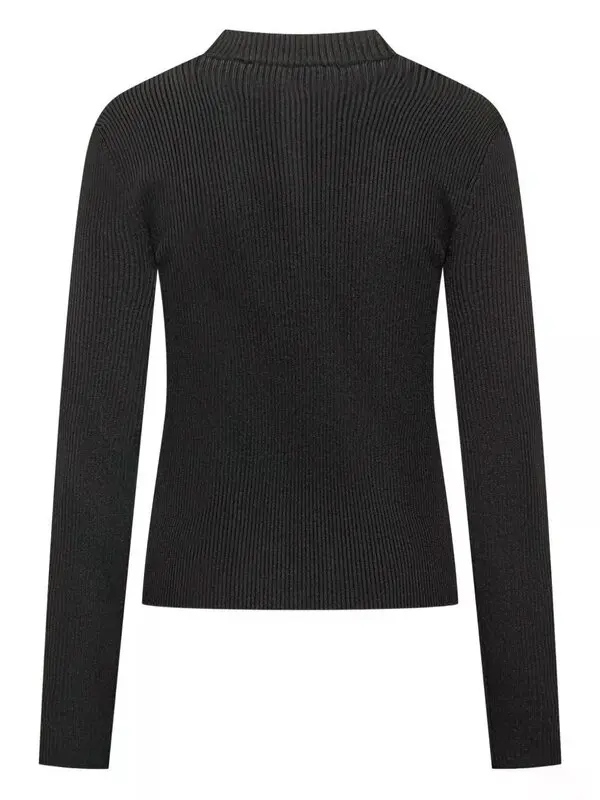 Givenchy Ribbed Logo-jacquard Knit Sweater
