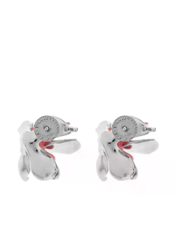 Marni Flower Motif Crystal-embellished Earrings