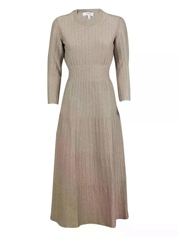 CASASOLA Pleated Midi Dress