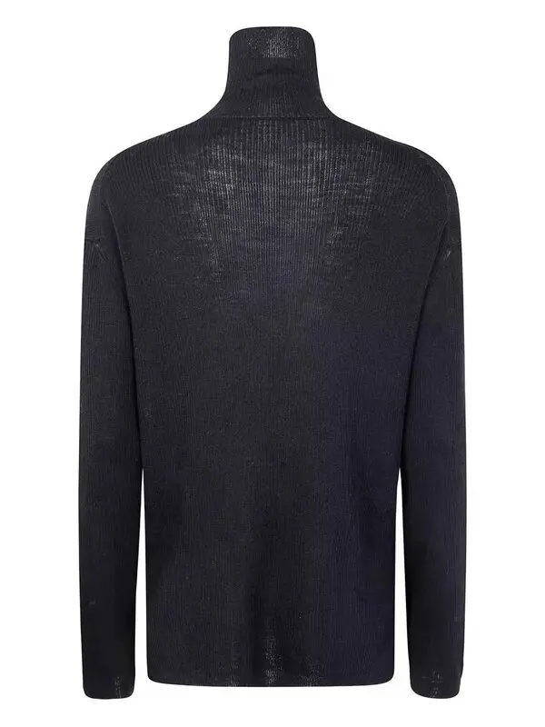 Y’s Ribbed High-neck Cardigan