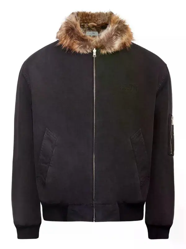 MAISON MARGIELA Fur-collar Cotton Bomber Jacket