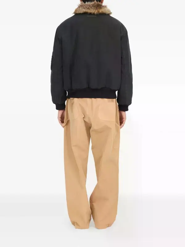 MAISON MARGIELA Fur-collar Cotton Bomber Jacket