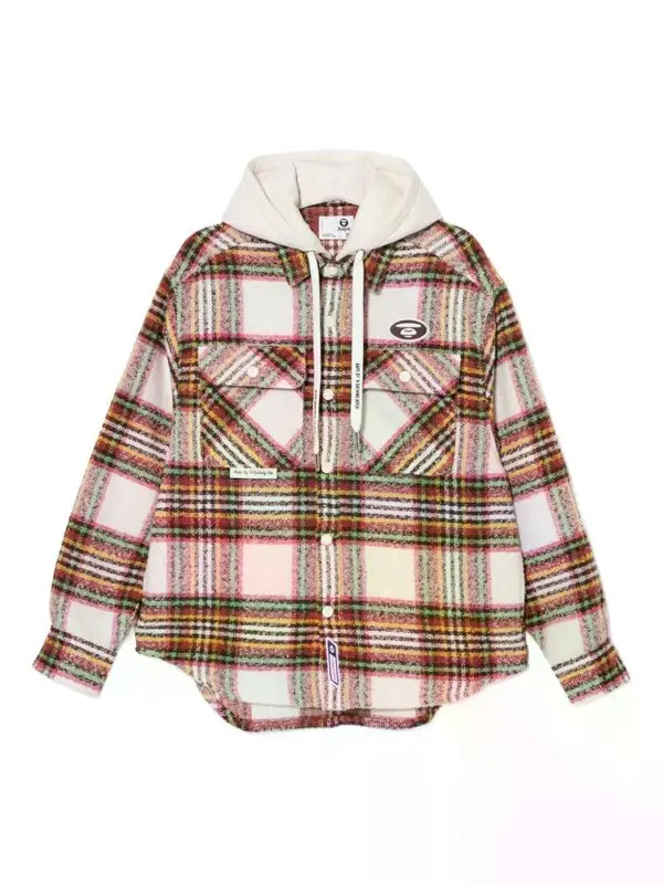 AAPE BY *A BATHING APE Logo-embroidered Jacket - Neutrals