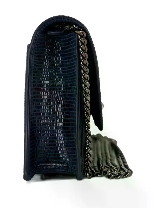 Akris Anouk Clutch Bag With Chain Strap - Blue