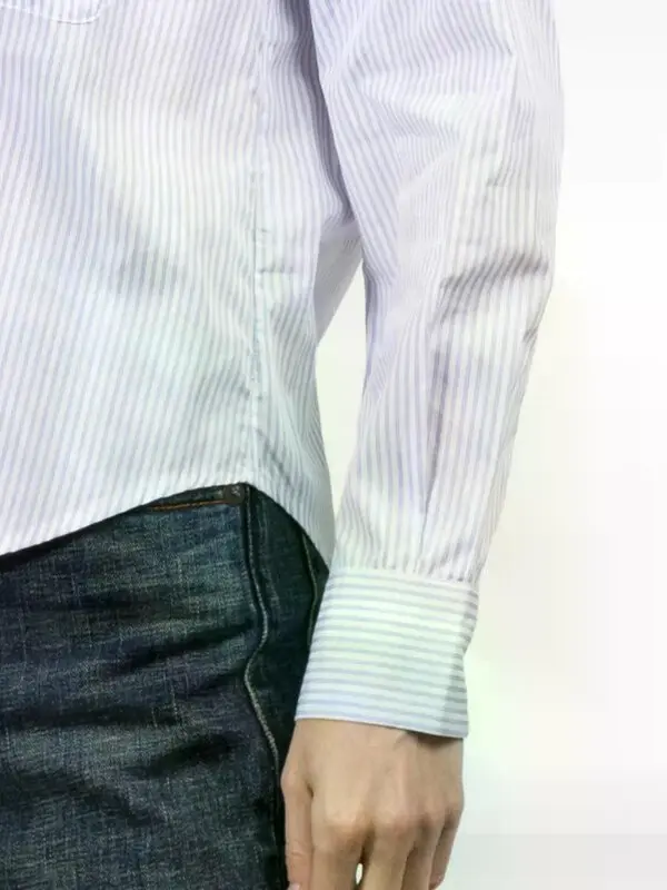 CISSA Striped Shirt With Chest Pocket