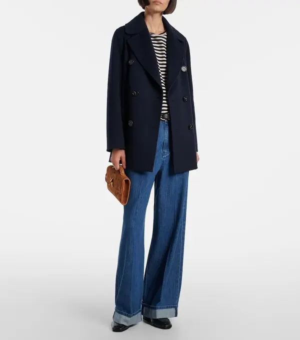 Max Mara High-rise Wide-leg Jeans