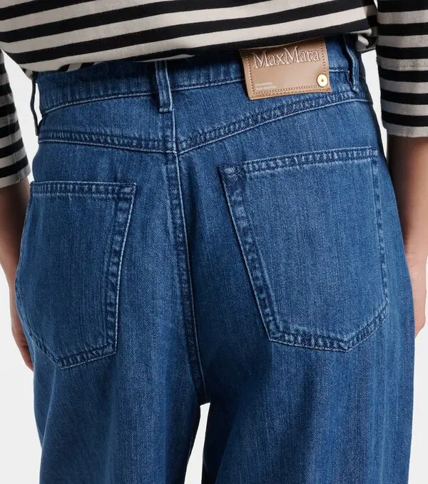 Max Mara High-rise Wide-leg Jeans