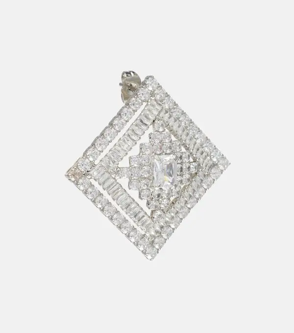 Rebecca Vallance Louise Crystal-embellished Diamond Earrings