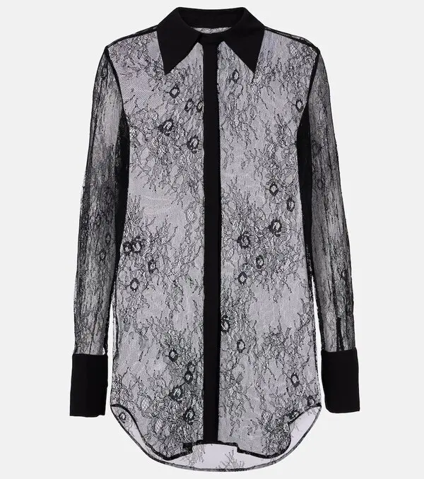 BANANHOT Allen Floral Lace Shirt