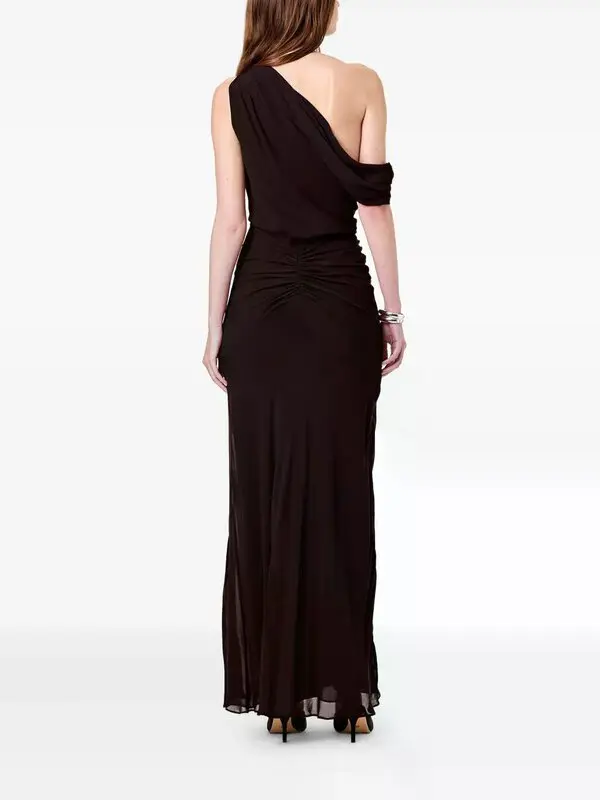 NICHOLAS Elza One-shoulder Maxi Dress - Brown