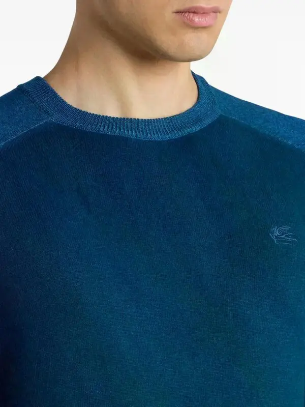 Etro Pegaso Logo Wool Sweater