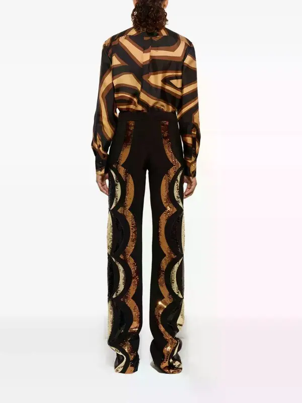 Emilio Pucci Labirinto Print Silk Shirt