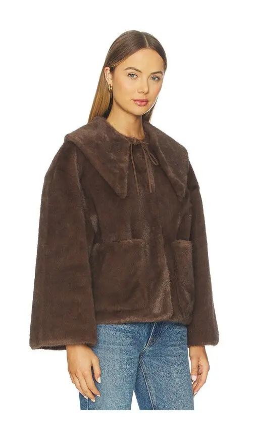 BY MALENE BIRGER Jacquie Faux Fur Jacket - Brown