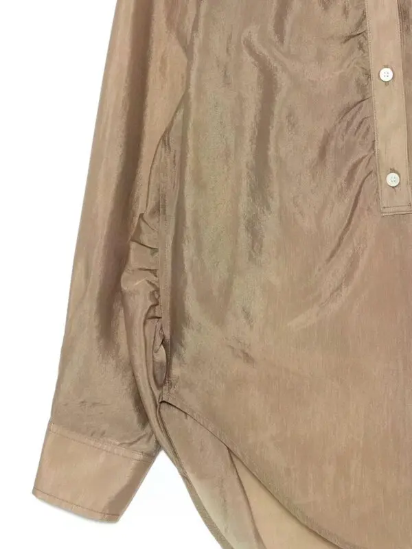 SYSTEM Asymmetrical Collar Shirt