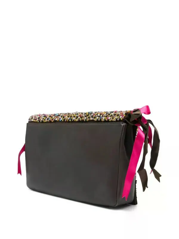LE SILLA Embellished Lambskin Shoulder Bag