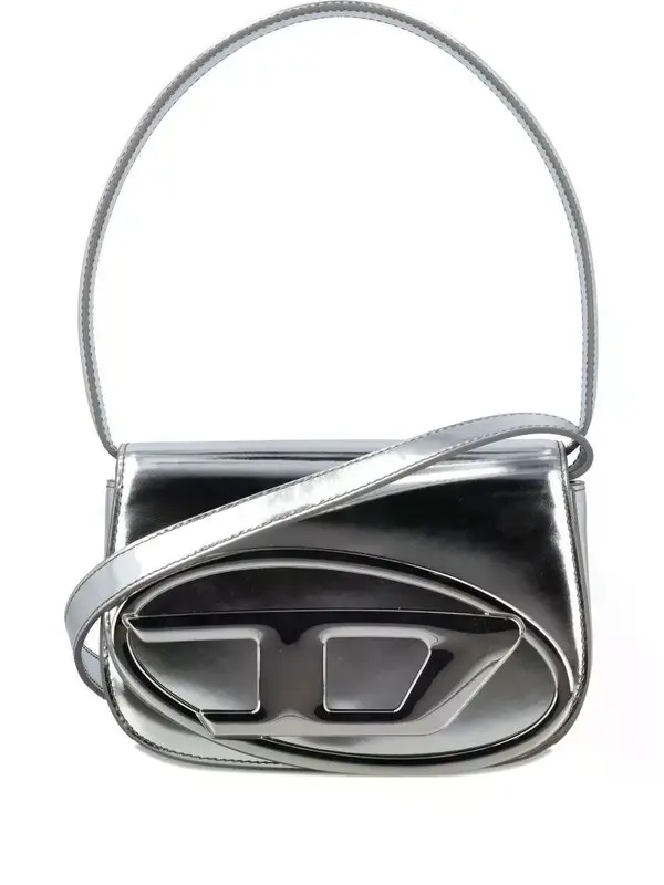 DIESEL® 1dr Logo-plaque Tote Bag - Silver